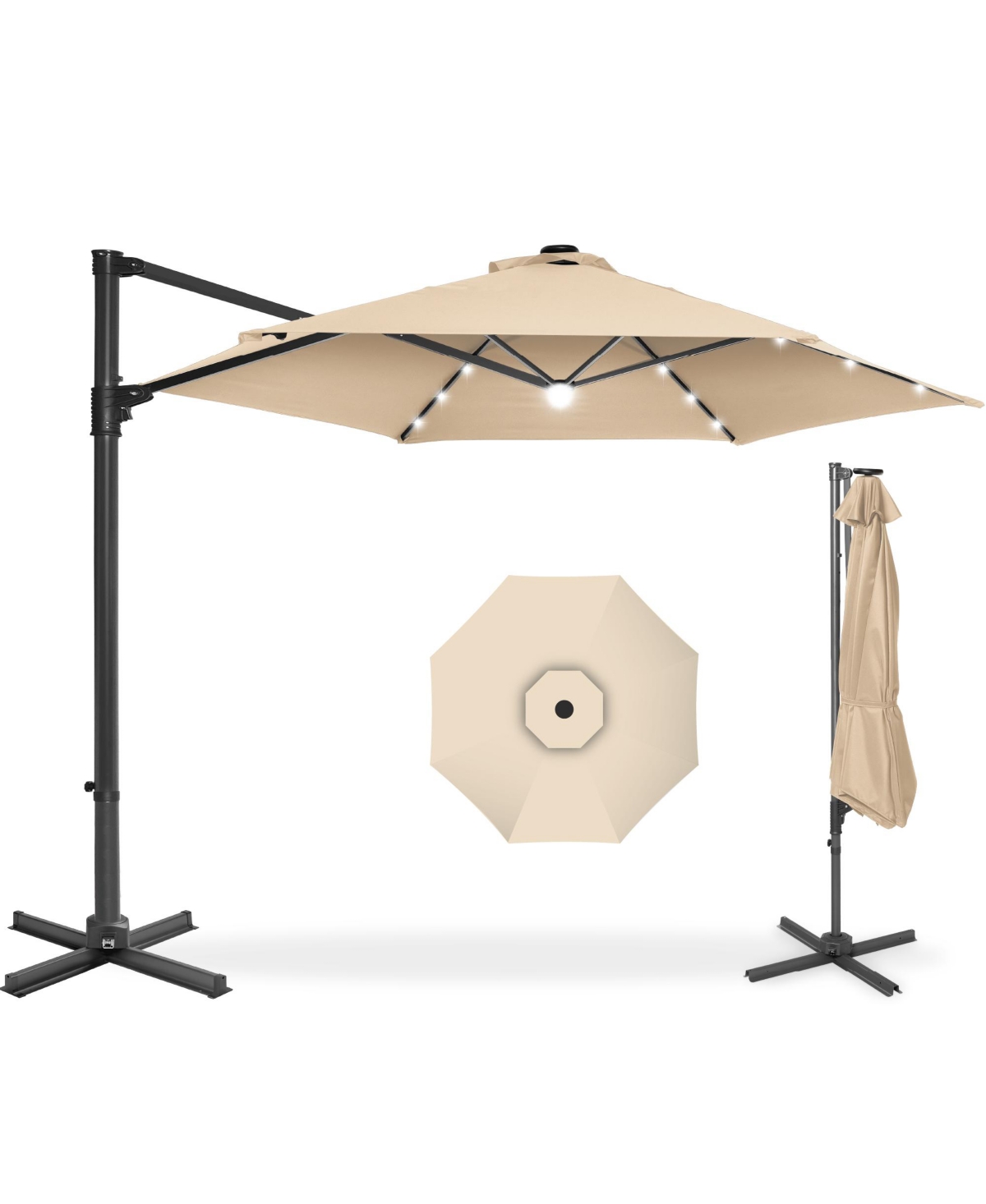 Click here for Best Choice Products 10ft 360° Rotating Canti... prices