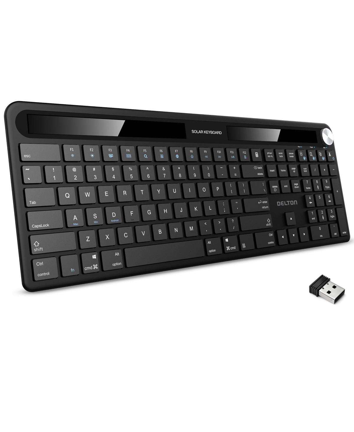 Click here for Delton KB90 Wireless Solar (Light-Powered) Recharg... prices