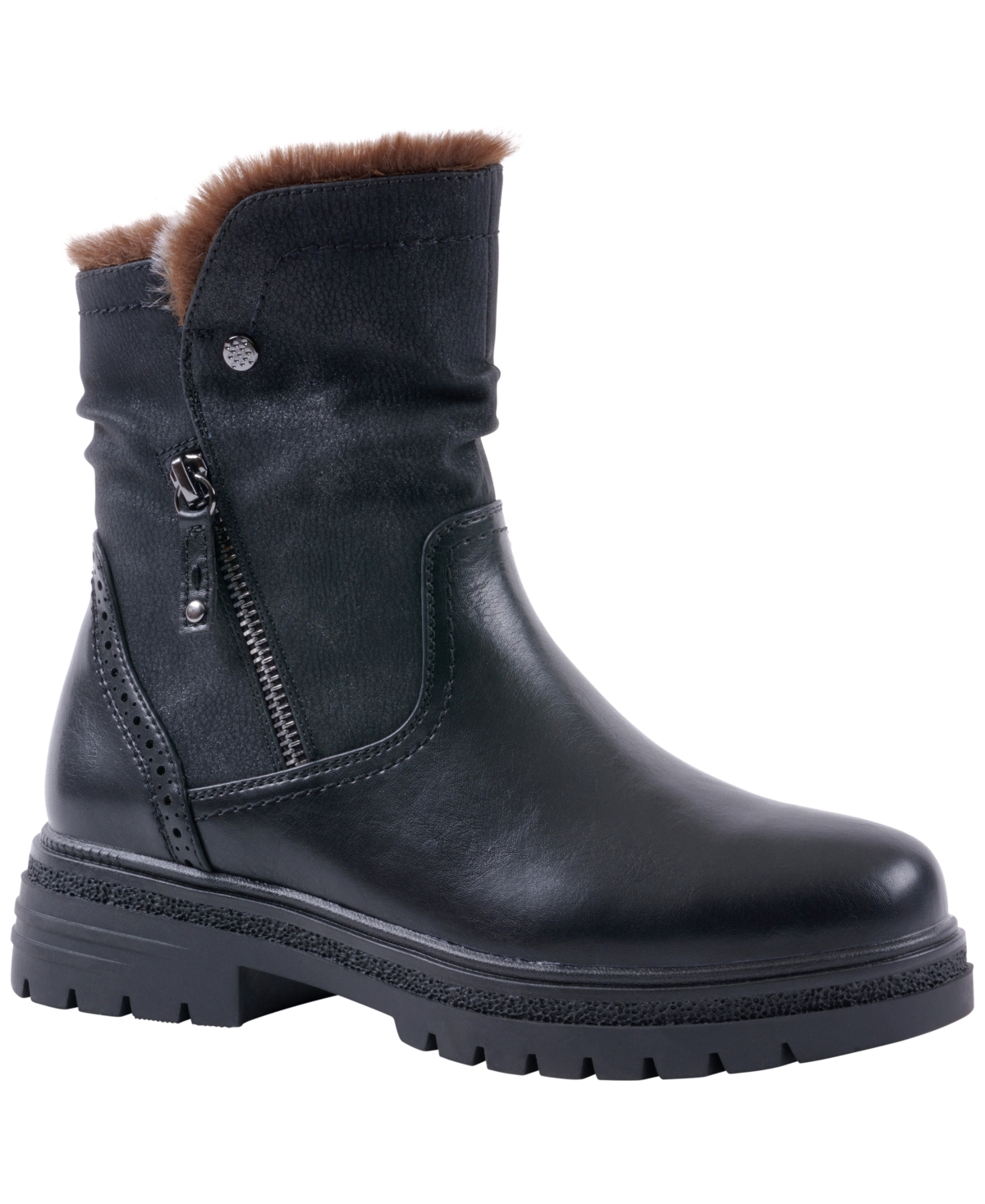 Click here for Gc Shoes Womens Martin Ankle Booties - Black prices