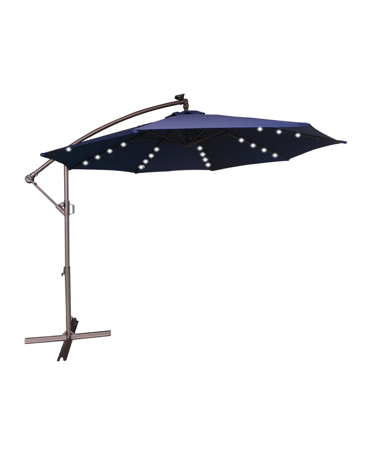 Click here for Clihome 11FT Solar Offset Umbrella with 32 Led Lig... prices