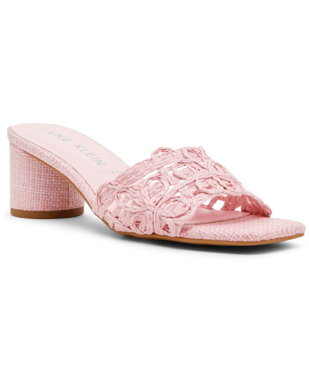 Click here for Anne Klein Womens Flores Block Heel Sandals - Pink prices