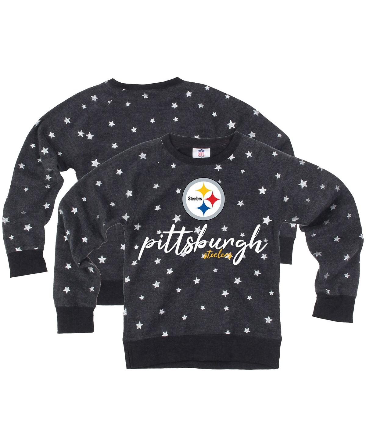 Click here for Wes & Willy Big Girls Charcoal Pittsburgh Steelers... prices