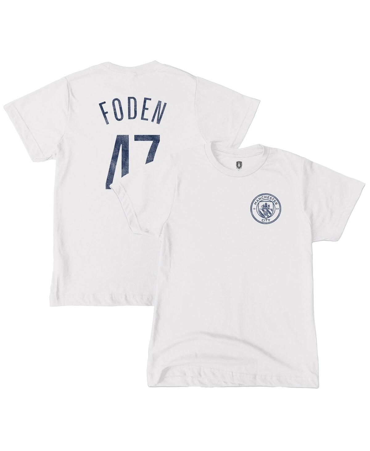 Click here for 1863FC Big Boys and Girls Phil Foden White Manches... prices