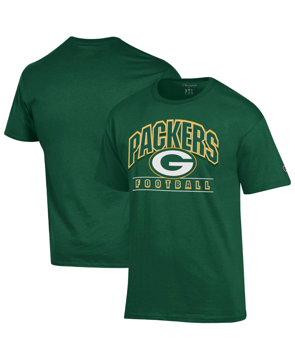 Click here for Champion Mens Forest Green Bay Packers Helmet T-Sh... prices
