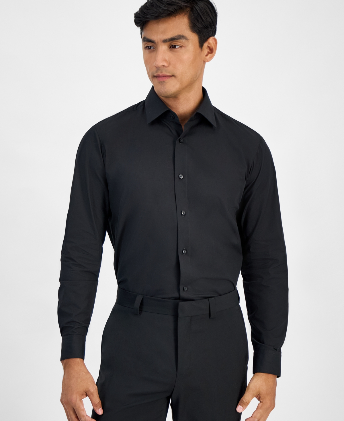 Click here for Hugo Boss Mens Valerio Long Sleeve Button-Front Ge... prices