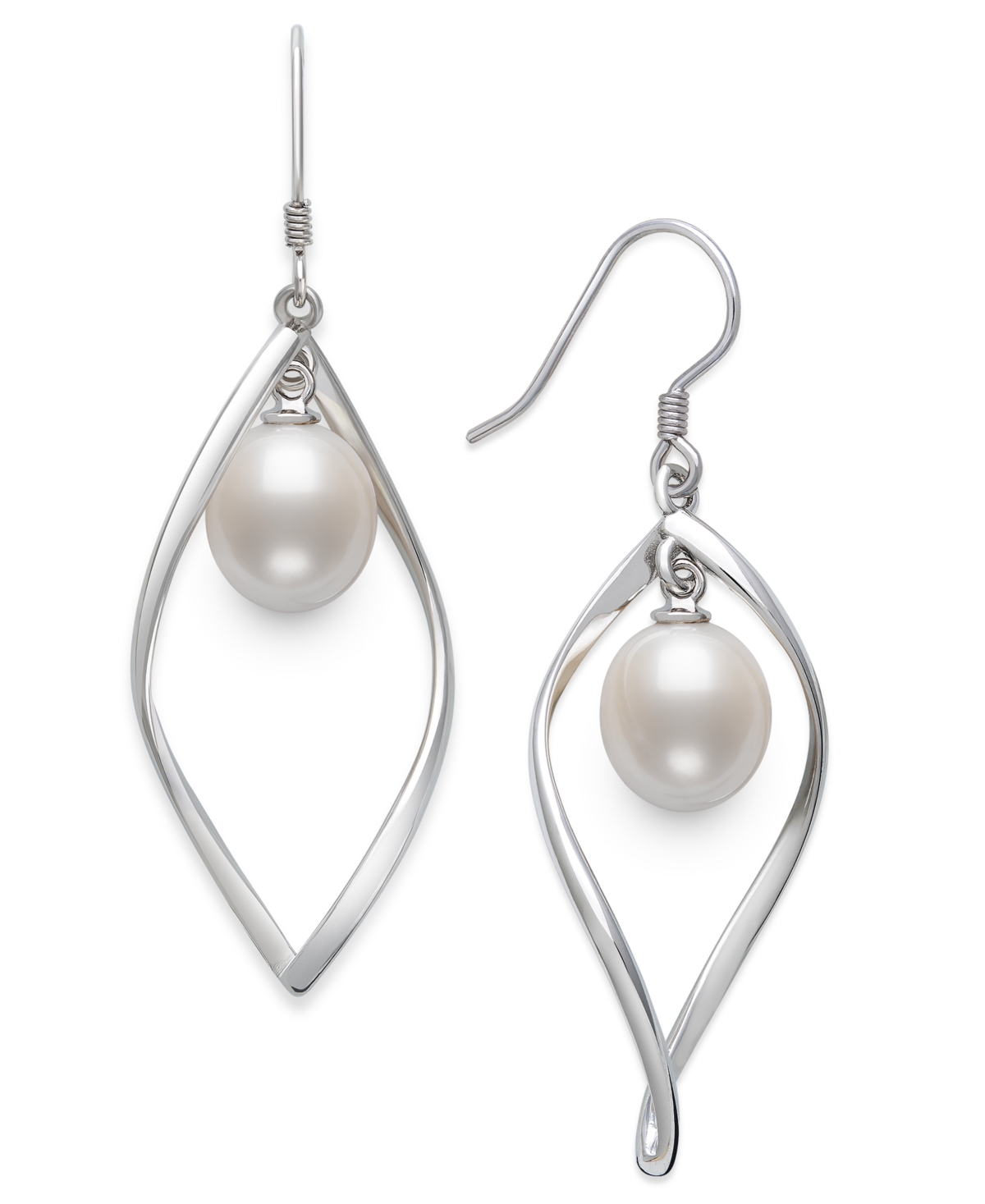 Click here for Belle de Mer Cultured Freshwater White Drop Pearl... prices