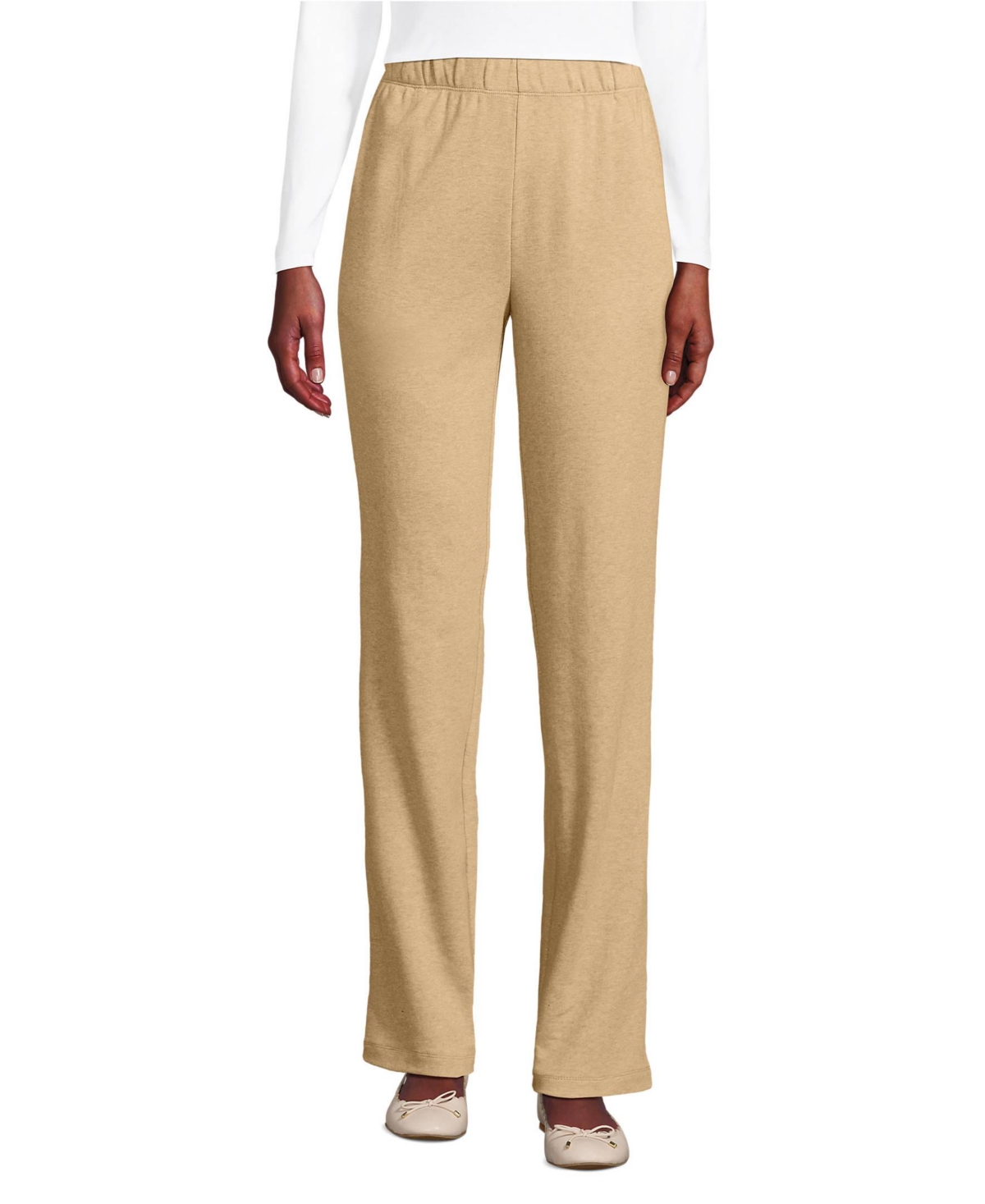 Click here for Lands End Womens Sport Knit High Rise Pants - Fren... prices