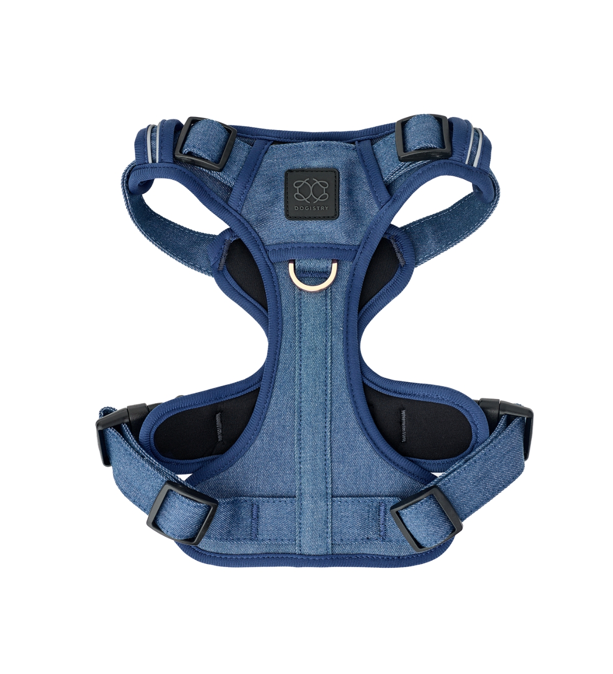 Click here for Dogistry The NoMad Adjustable Luxe Harness - Denim prices
