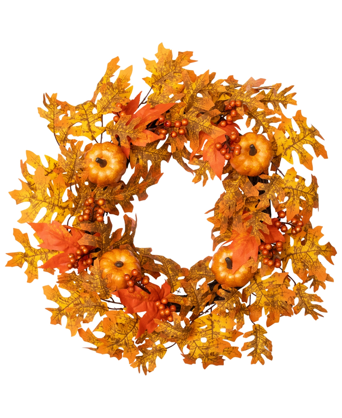 Click here for Fall Leaves Pumpkins And Berries Artificial Thanks... prices