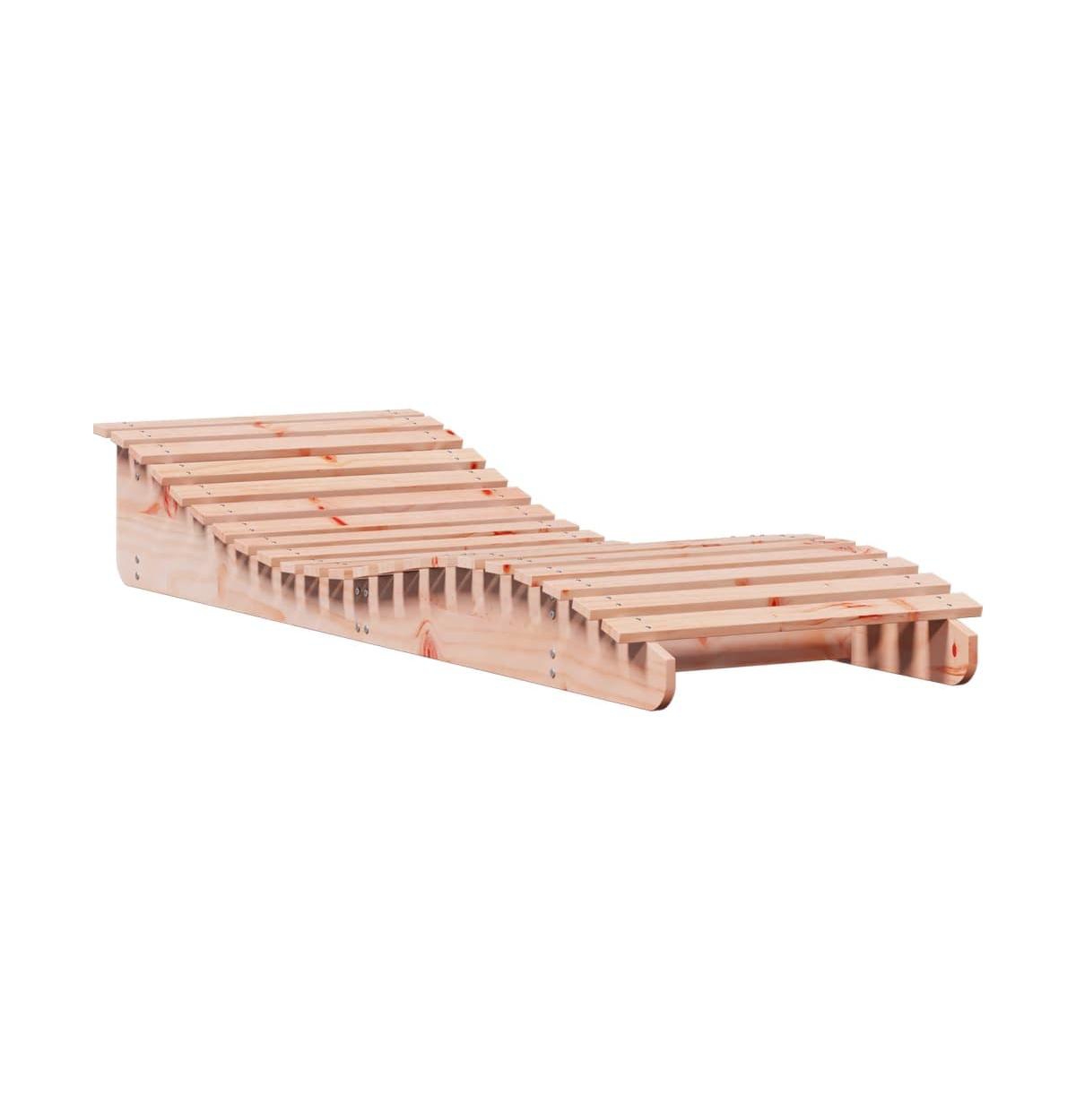 Click here for Sun Lounger Natural wood Solid Douglas wood 80.7 x... prices