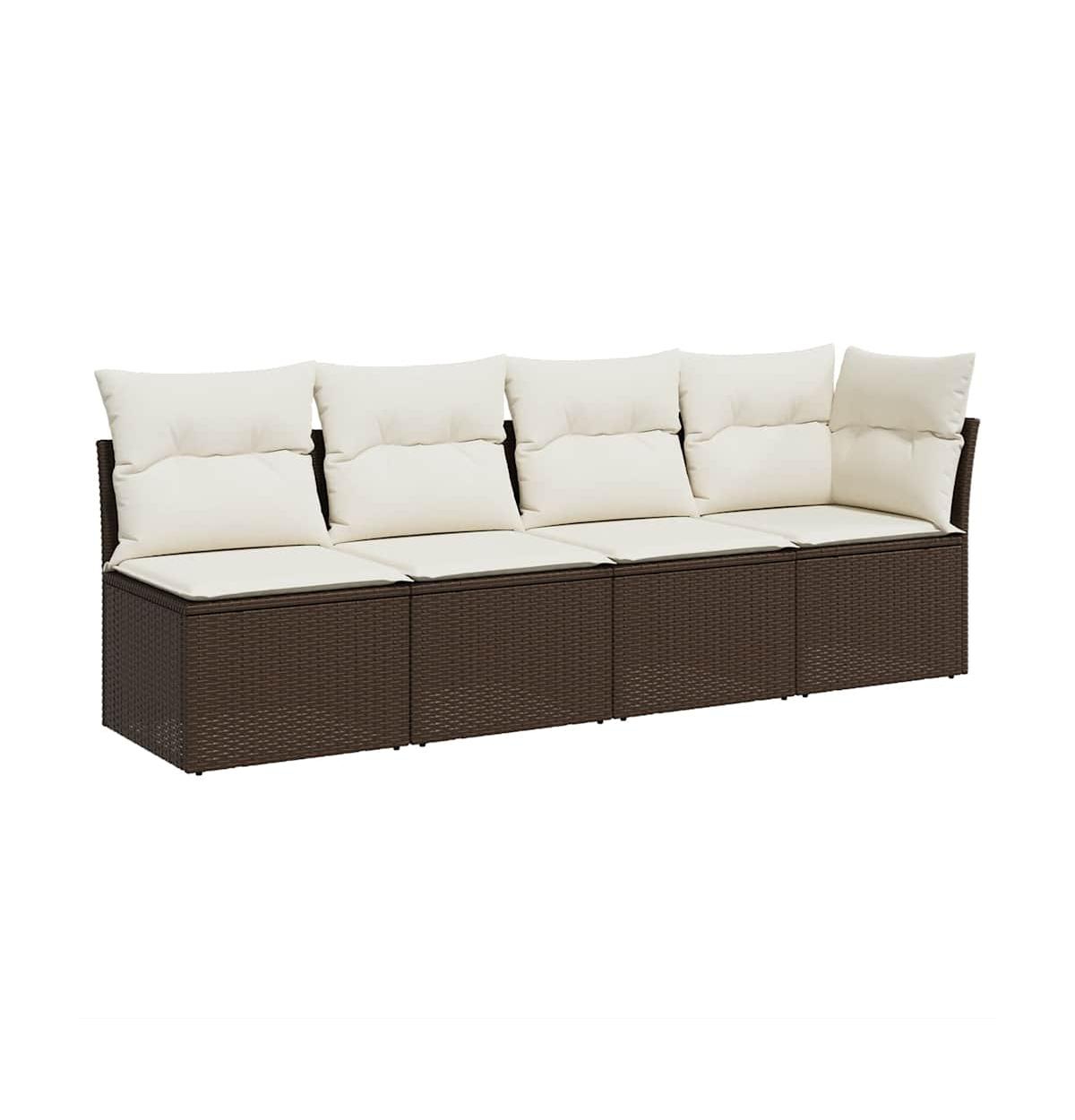 Click here for Garden Sofa Brown  Cream White prices
