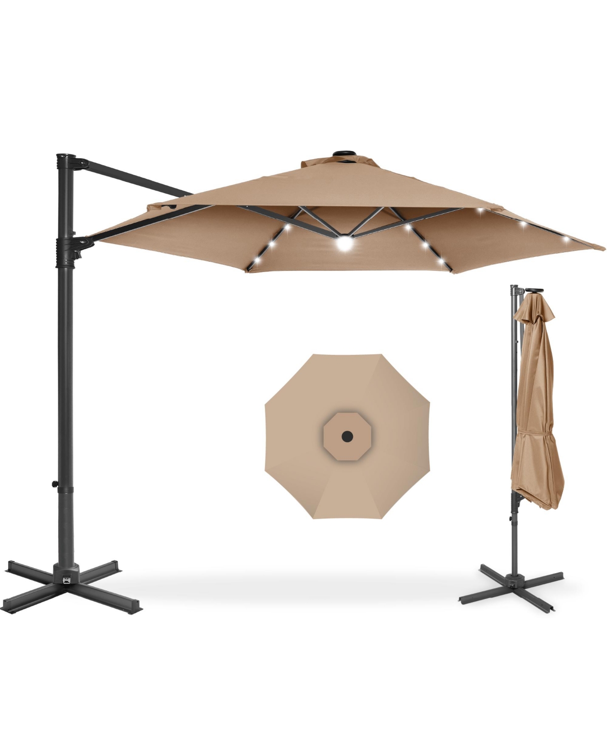 Click here for Best Choice Products 10ft 360° Rotating Canti... prices