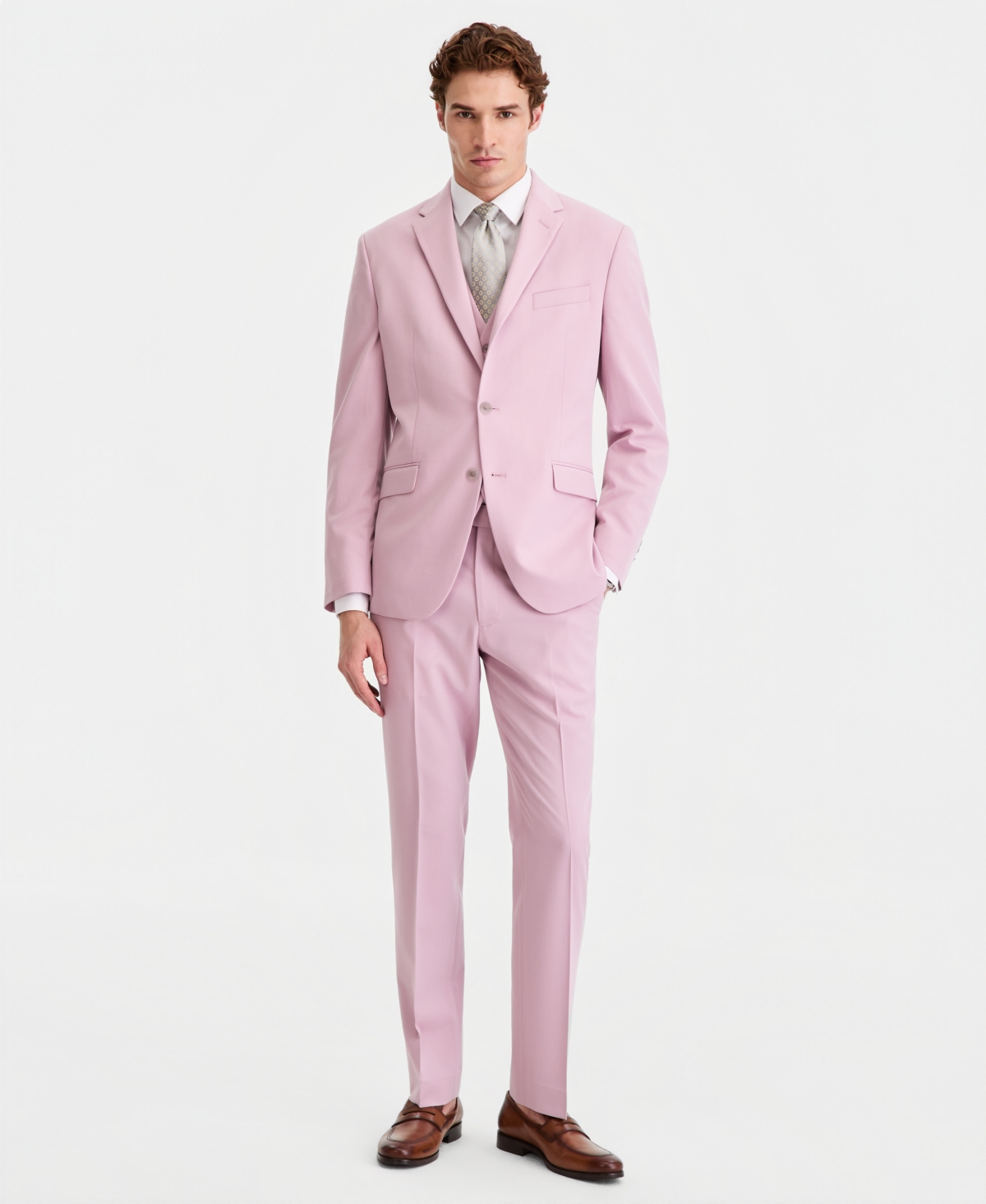 Click here for Kenneth Cole Reaction Mens Slim-Fit Nested Spring... prices