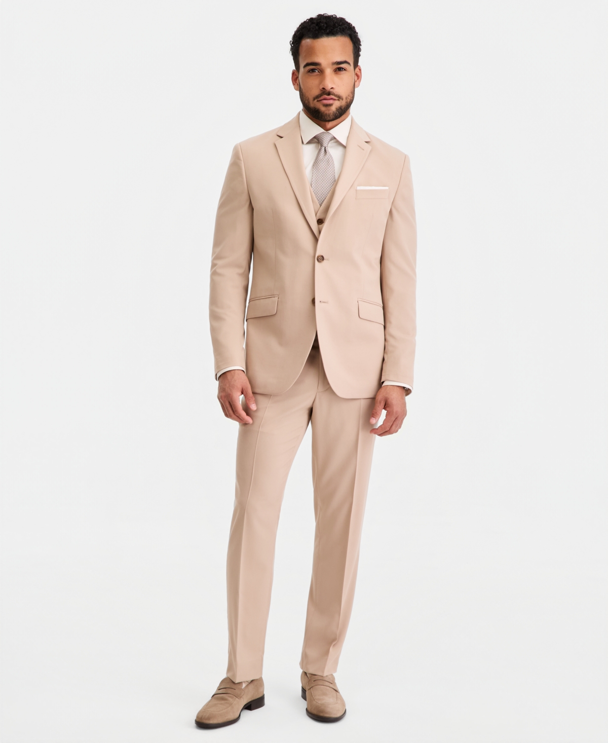 Click here for Kenneth Cole Reaction Mens Slim-Fit Nested Spring... prices