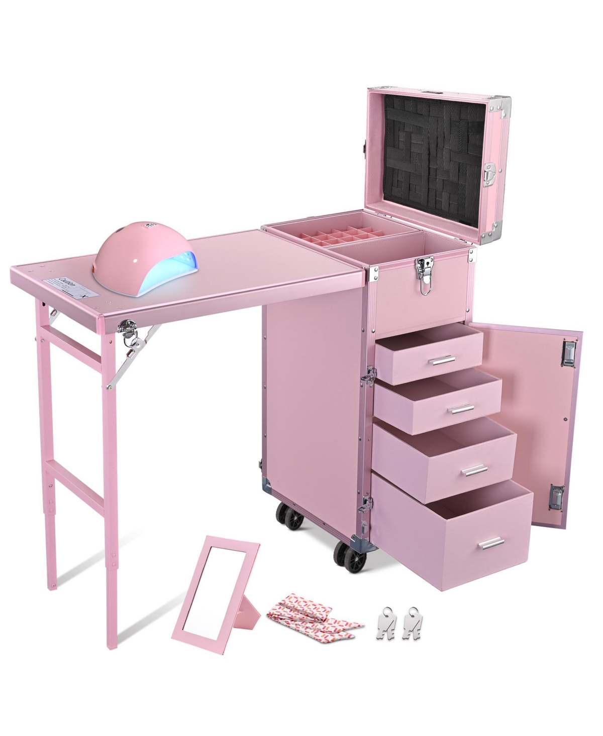 Click here for Byootique Portable Nail Table Workstation with Uv... prices