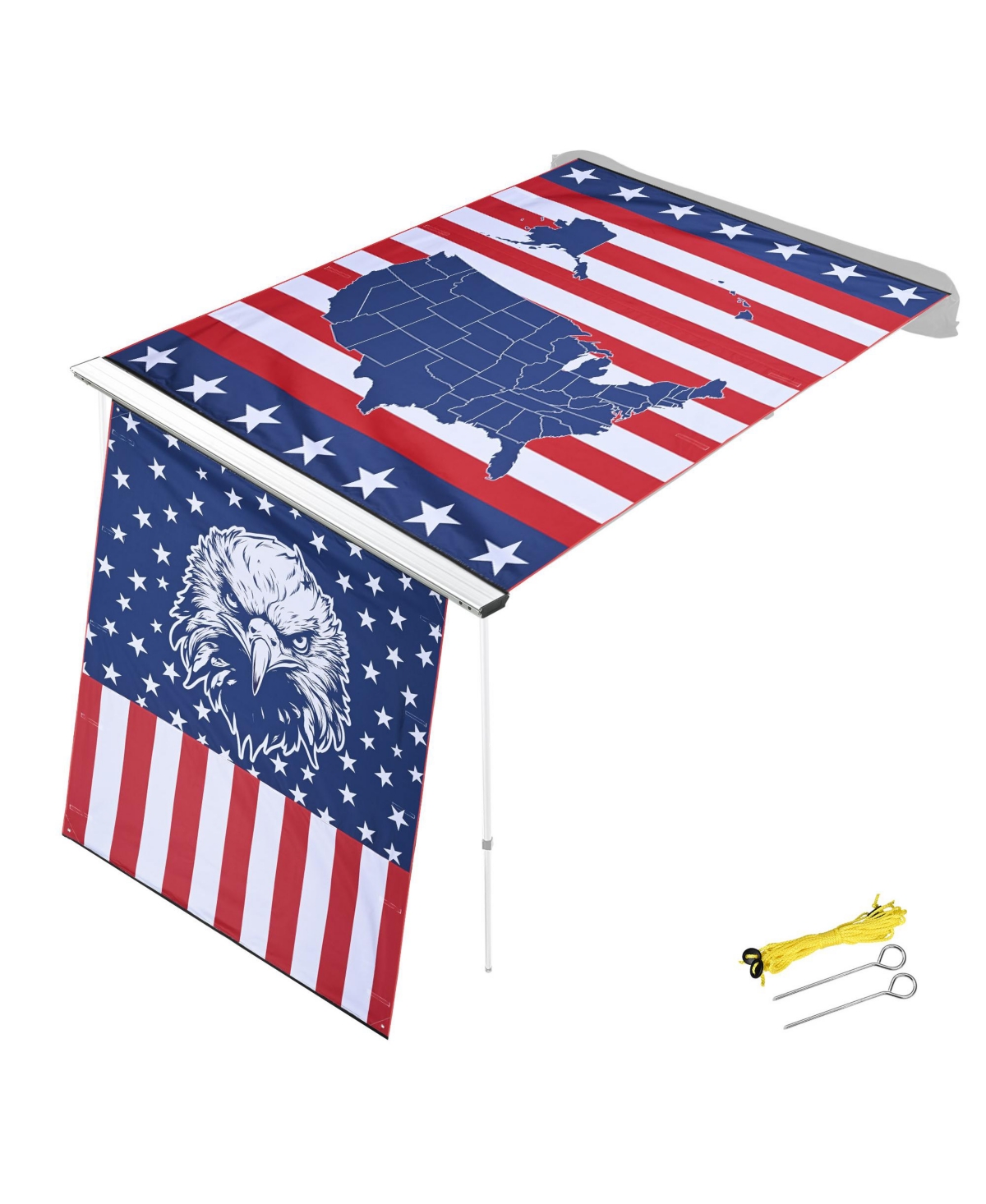 Click here for Yescom 7.7x8.2 Ft Carside Awning Replacement Fabri... prices