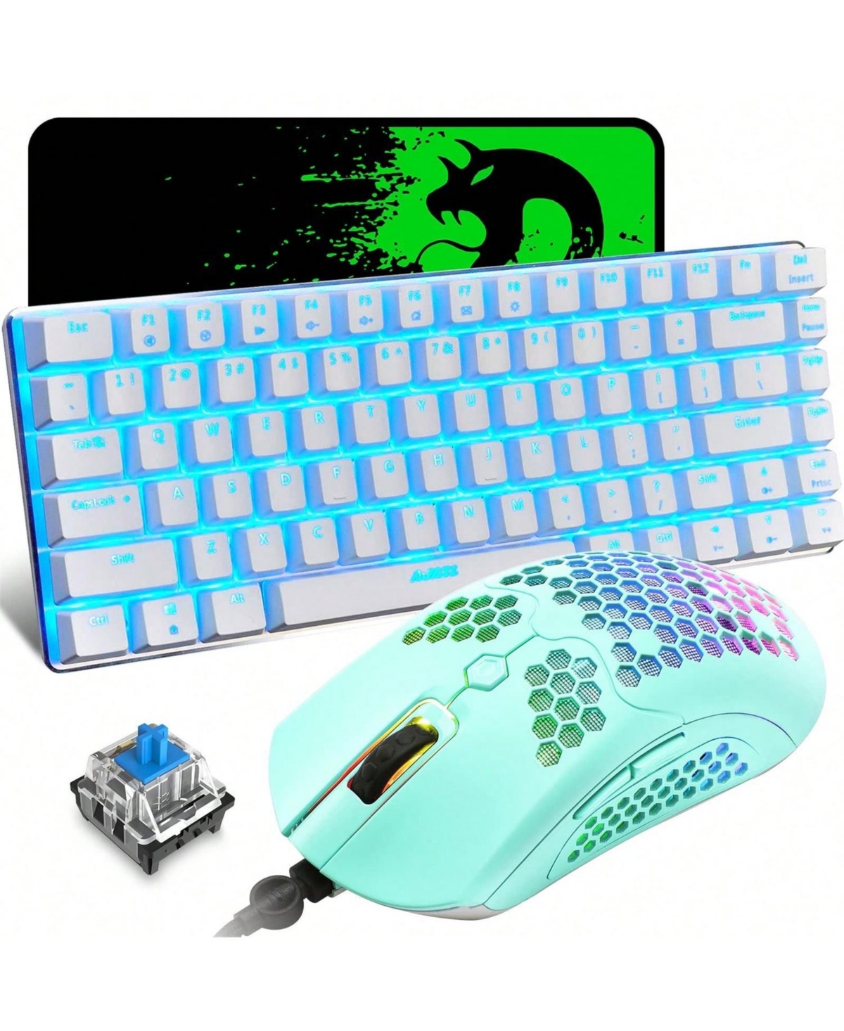 Click here for Wired Gaming Keyboard And Mouse Combo - Blue Led B... prices