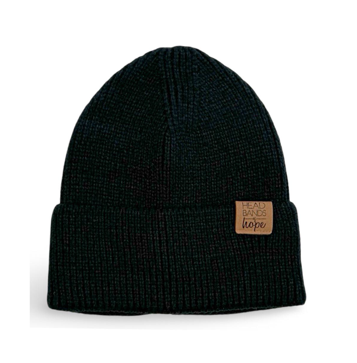 Click here for Unisex Ribbed Beanie - Black - Black prices