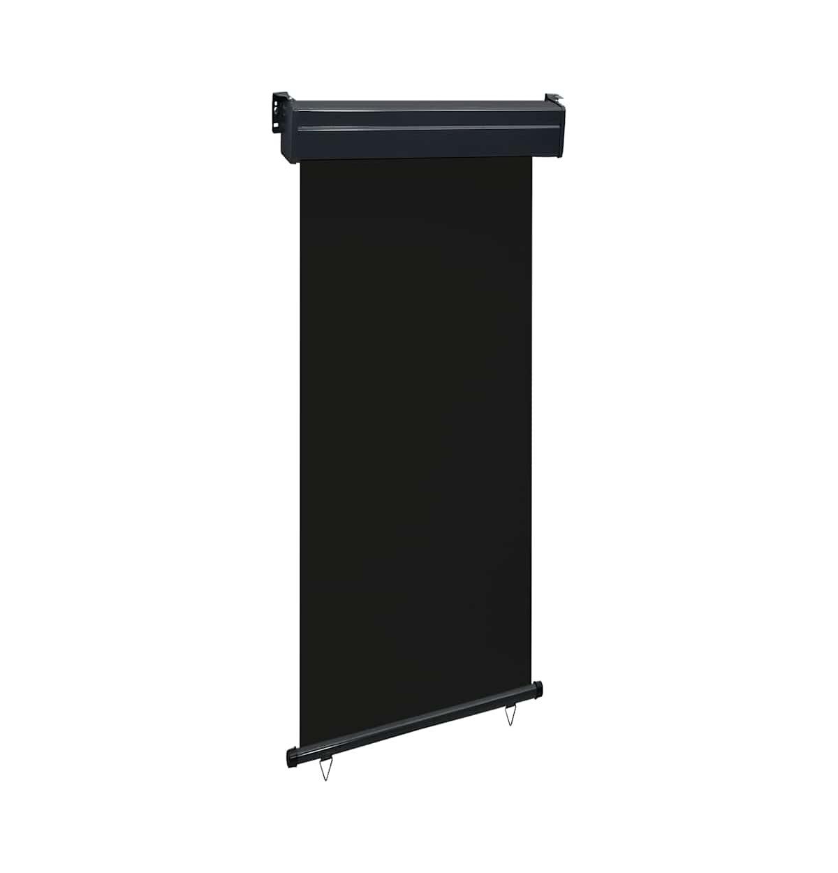 Click here for vidaXL Balcony Side Awning Black Steel  Aluminum... prices
