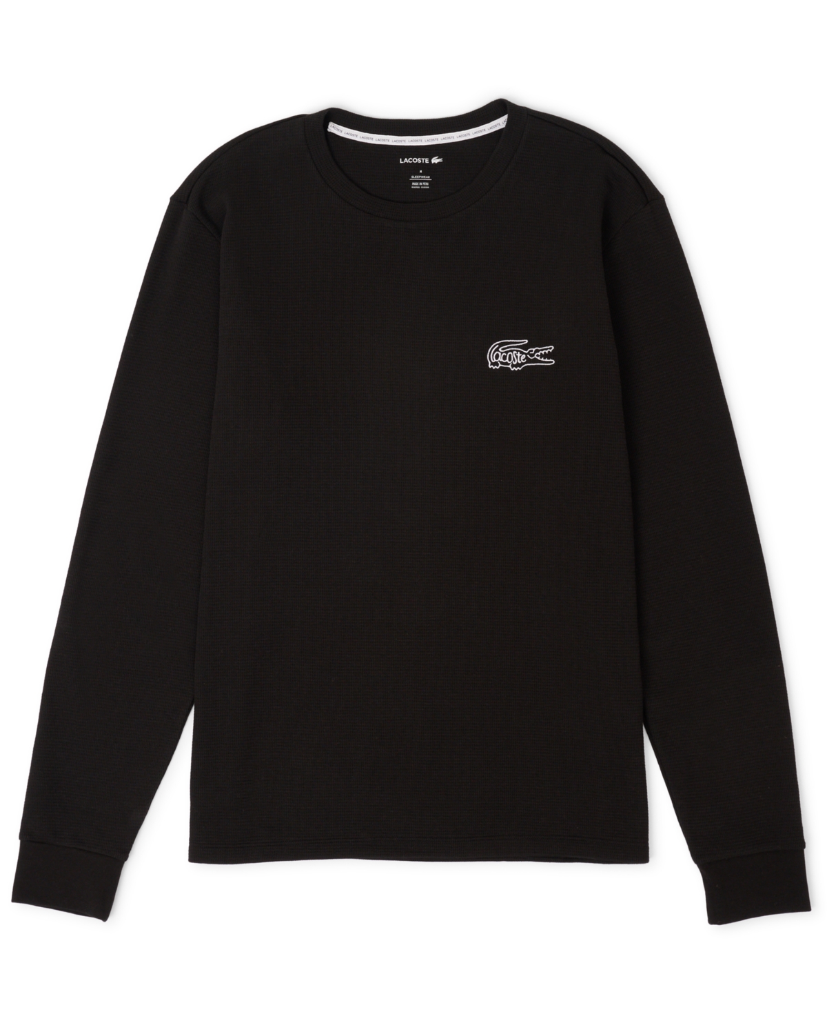 Click here for Lacoste Mens Exclusive Crocodile Waffle-Knit Therm... prices