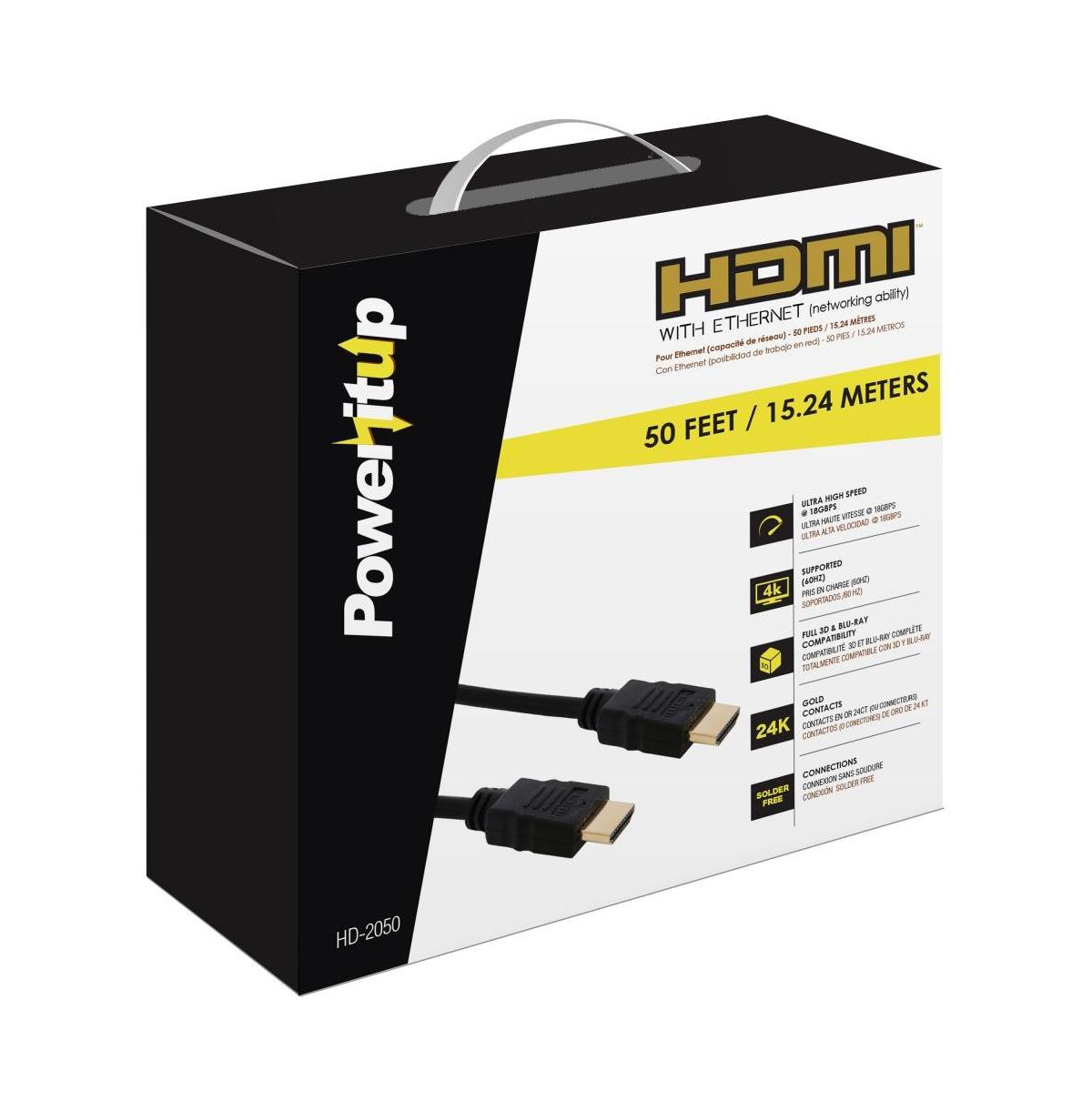 Click here for Power It Up 50 ft. Hdmi v2.0 Cable with Ethernet prices