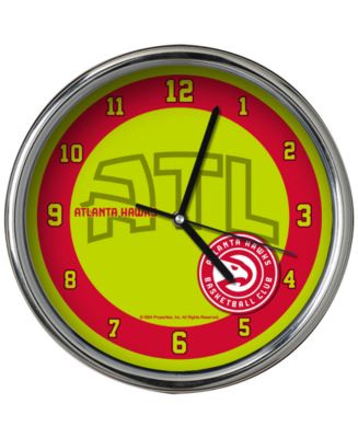 Memory Company Atlanta Hawks Chrome Clock - Macy's
