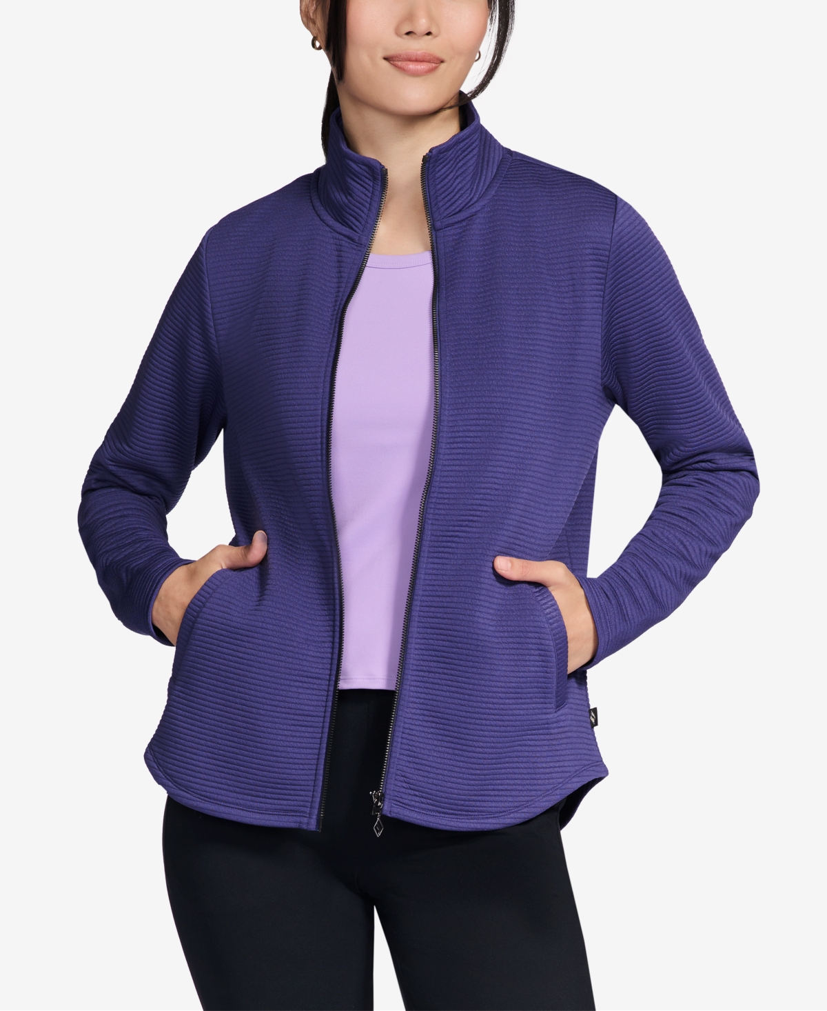 Click here for Skechers Womens The Gowalk Shine Jacket - Purple O... prices