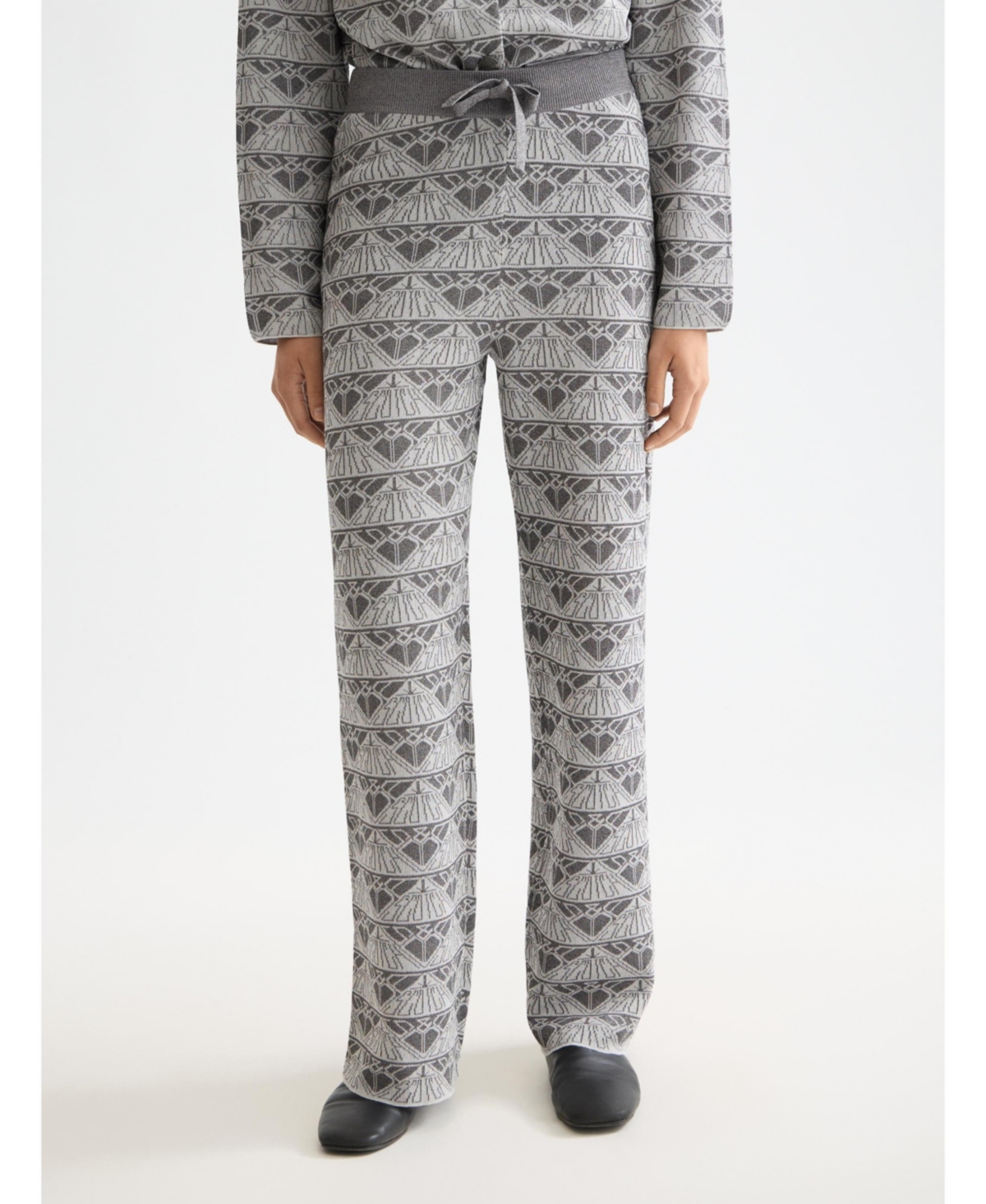 Click here for Scotch & Soda Womens Monogram Jacquard Knitted Tro... prices