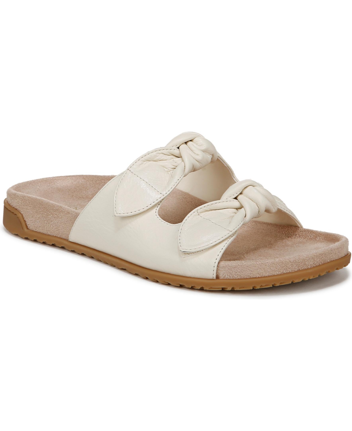 Click here for Vionic Womens Elara Slide Sandals - Ivory leather prices