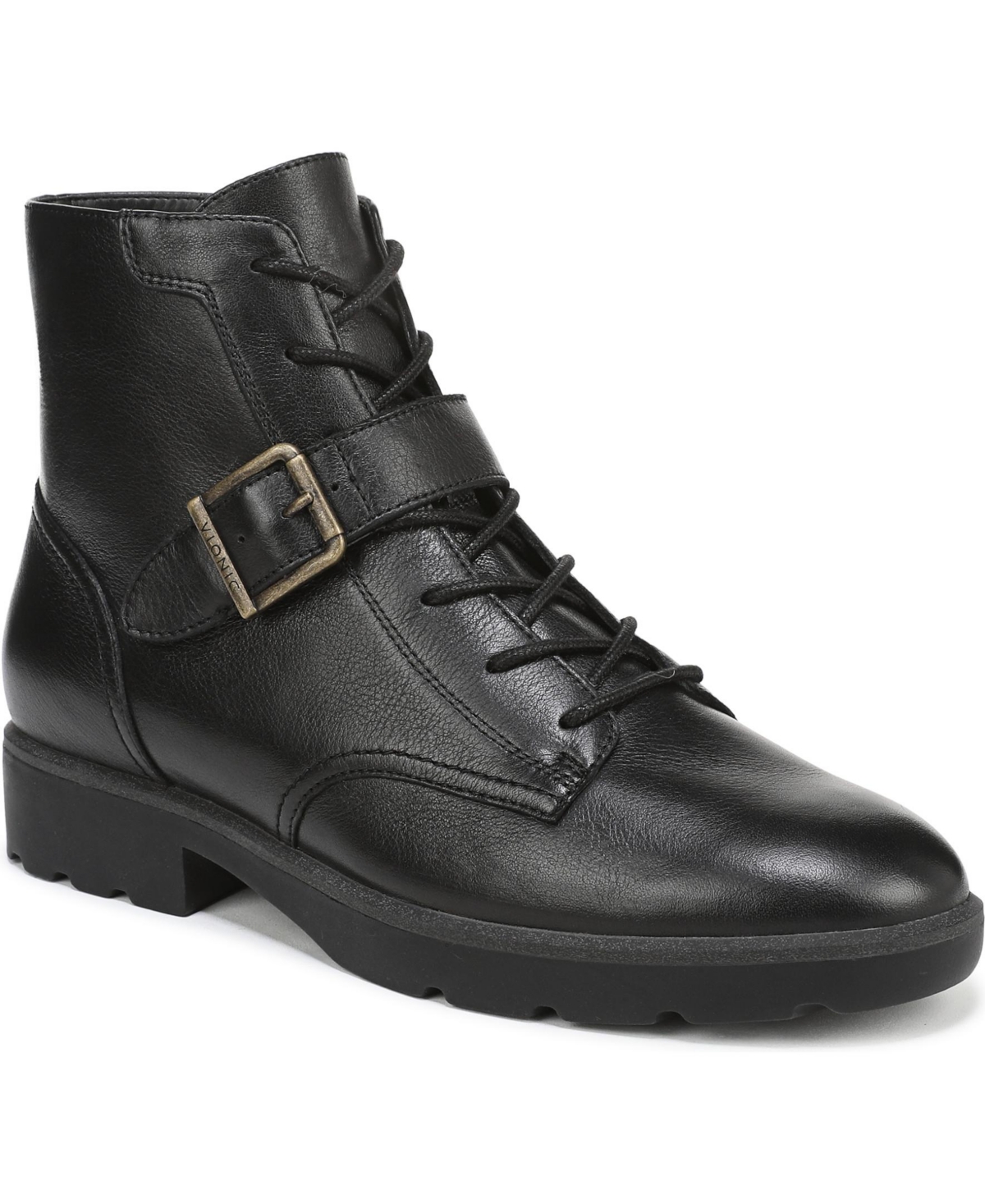 Click here for Vionic Womens Catina Ankle Booties - Black leather prices