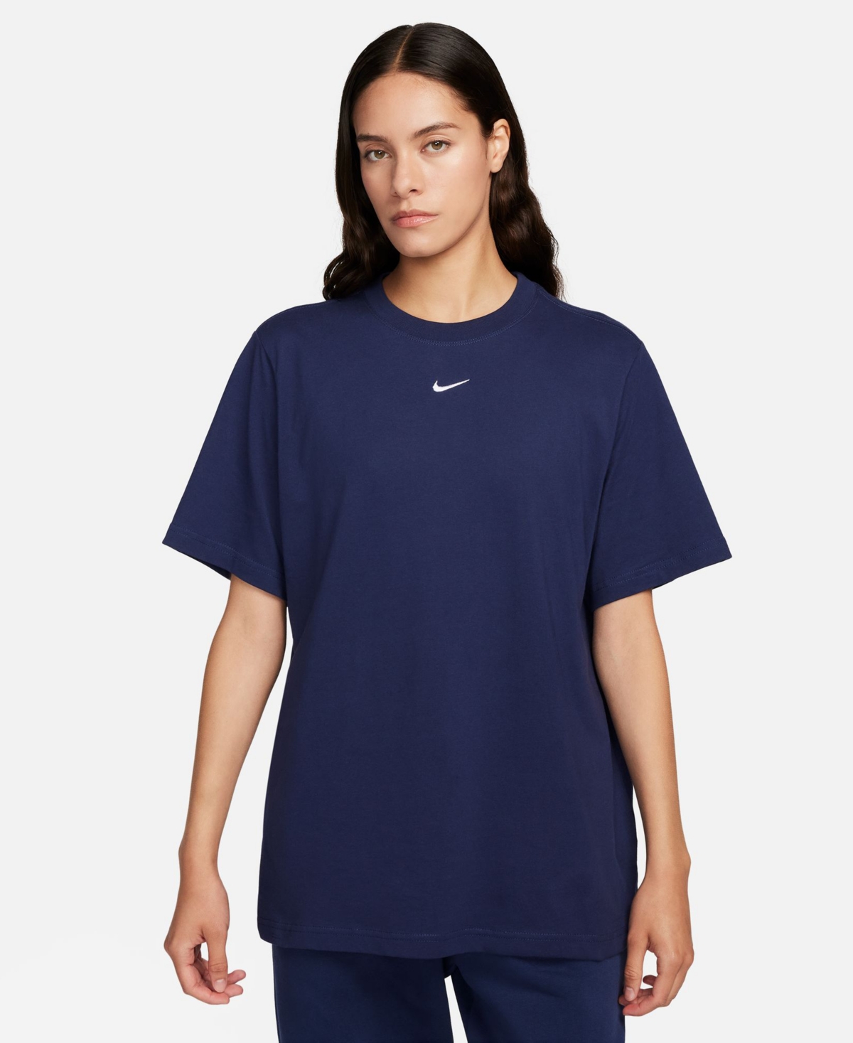 Click here for Nike Womens Sportswear T-Shirt - Midnight Navy prices