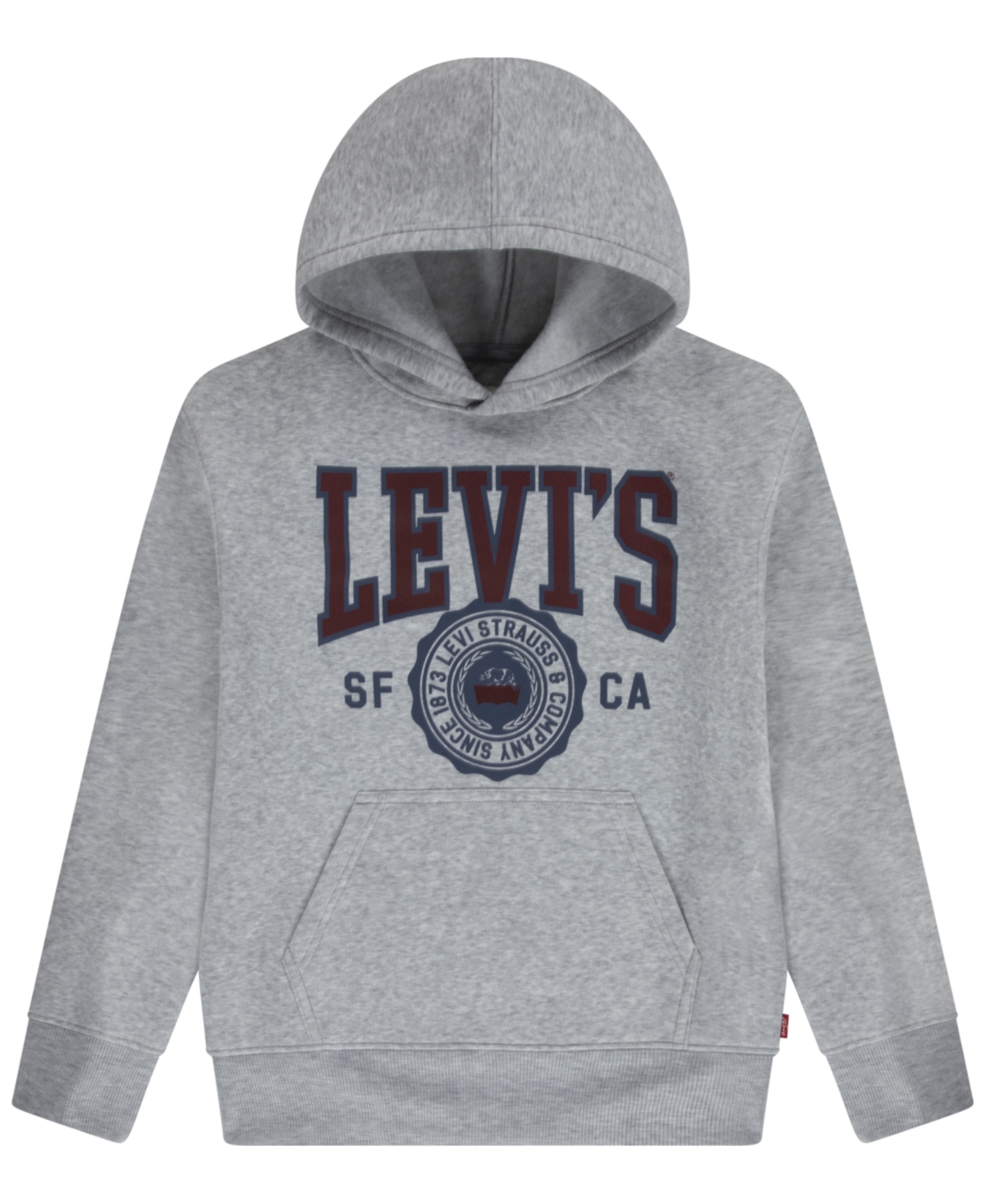 Click here for Levis Boys 8-20 Sporty Long Sleeve Hoodie - Gray H... prices