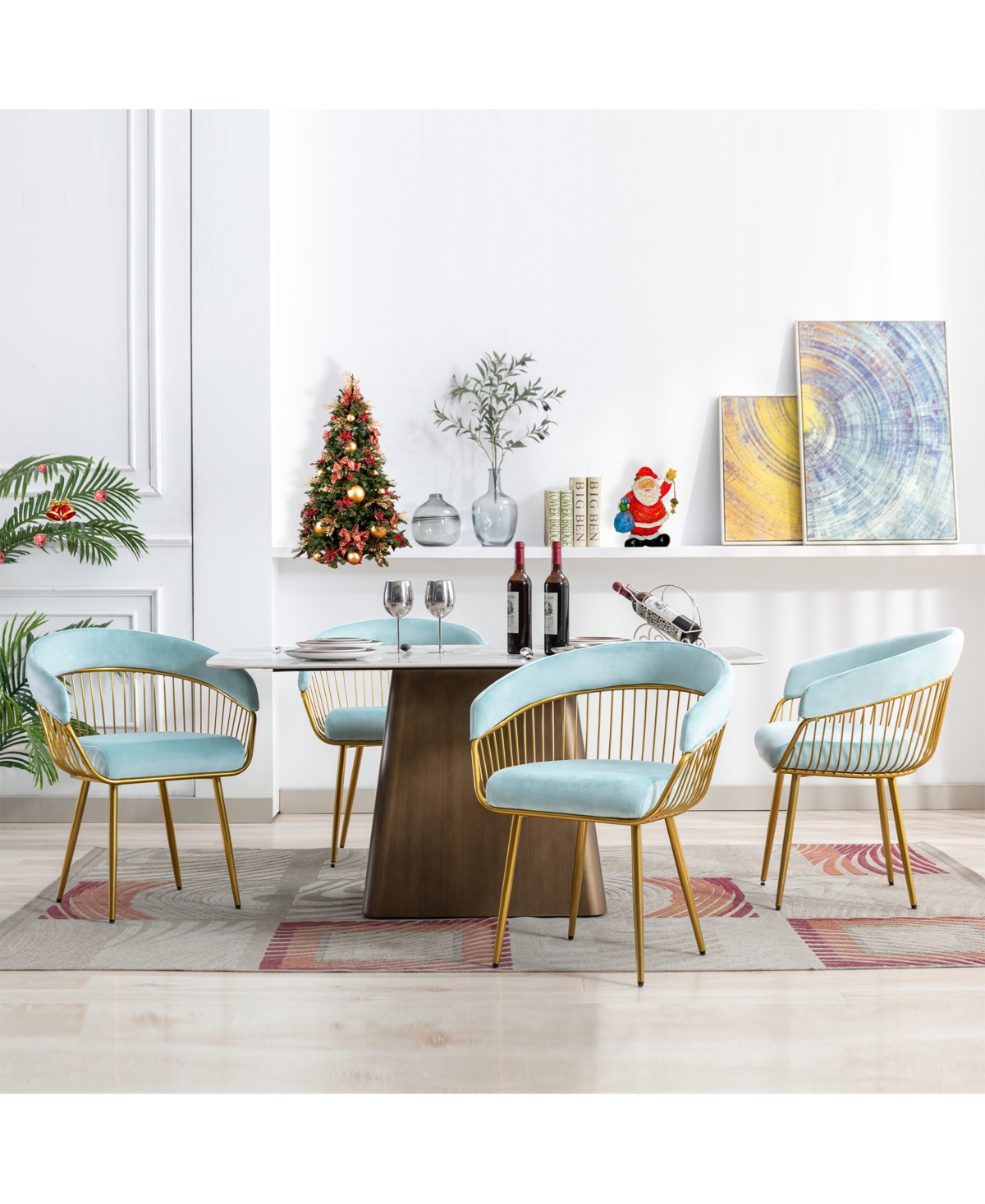 Click here for Dyhome Mid Century Dining Chair  Velvet Upholstere... prices
