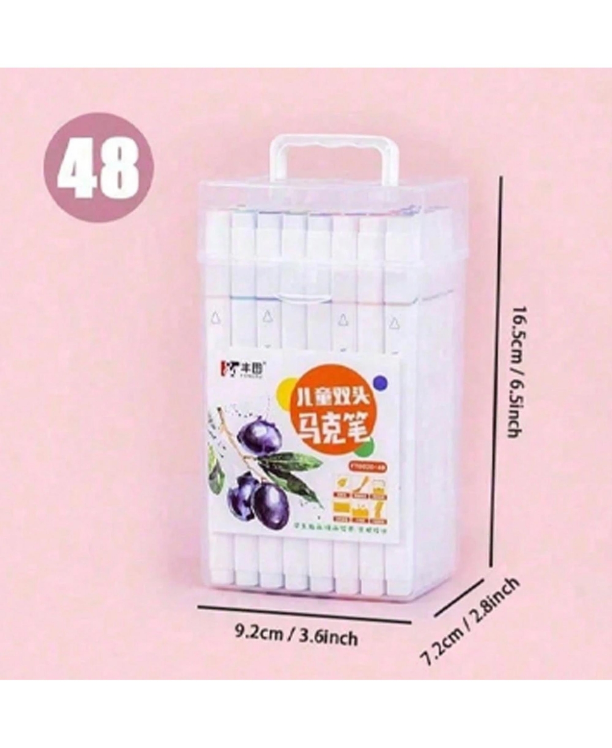 Click here for Htutwoo 48 Colors Ended Watercolor Marker Pens Wit... prices