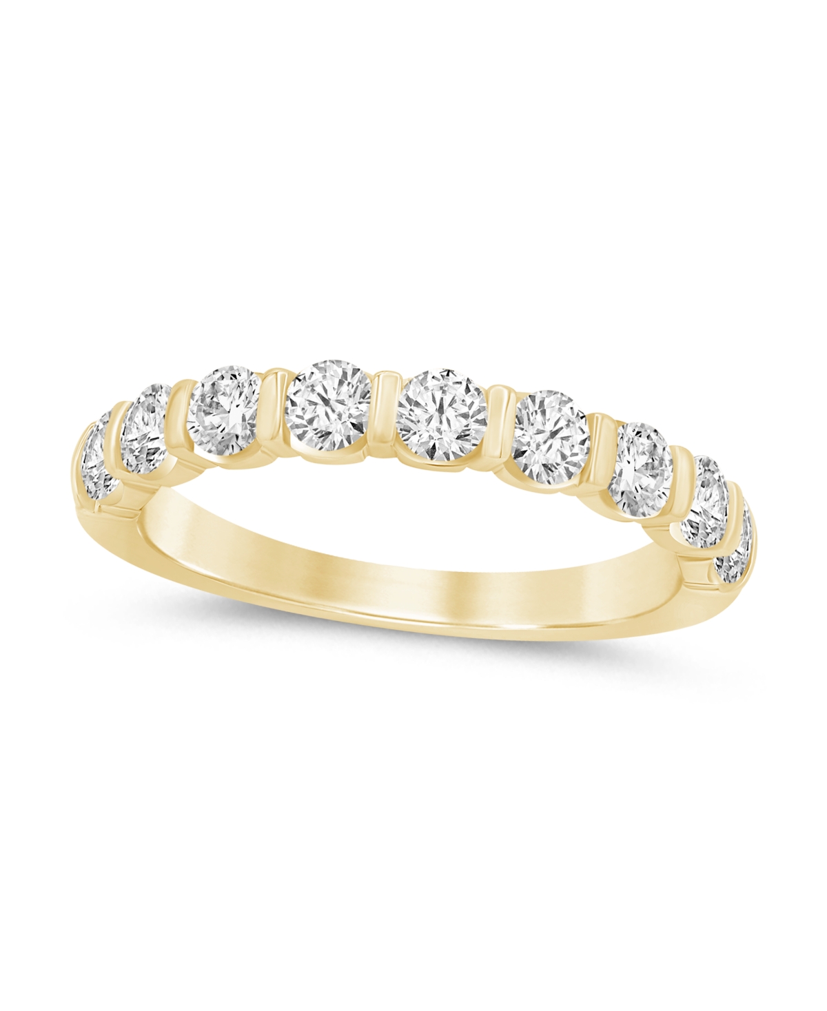 Click here for Macys Lab Grown Diamond Band Ring (1 ct. t.w.) in... prices