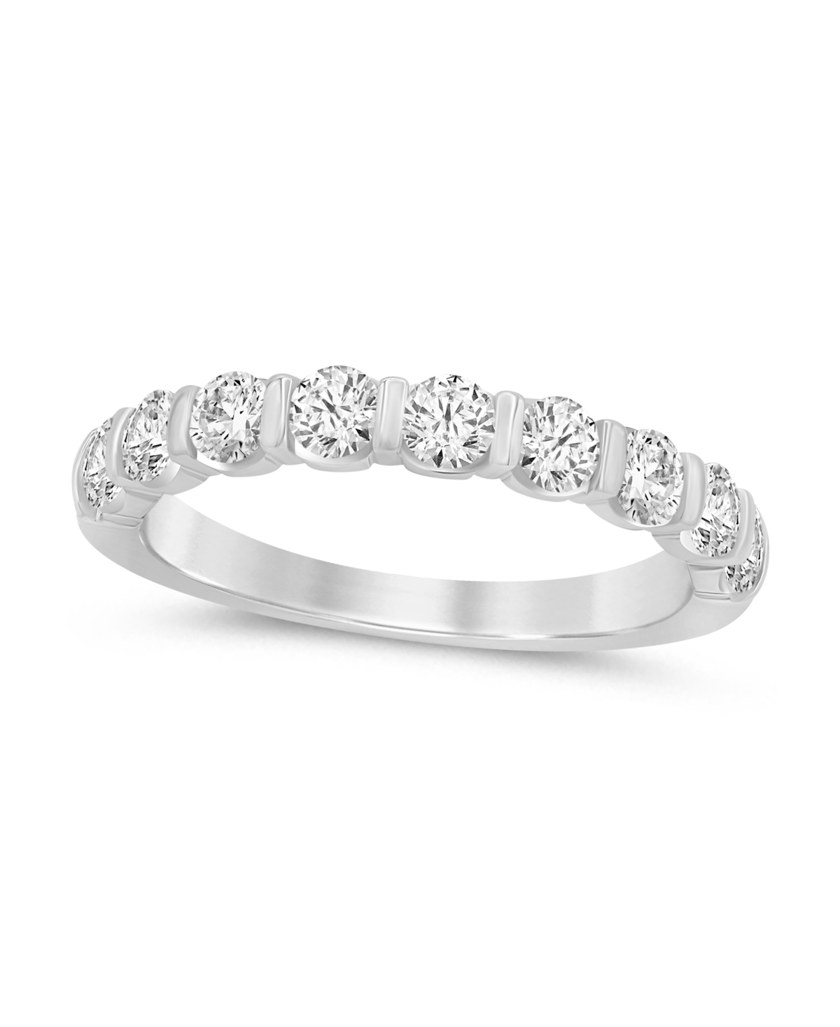 Click here for Macys Lab Grown Diamond Band Ring (1 ct. t.w.) in... prices