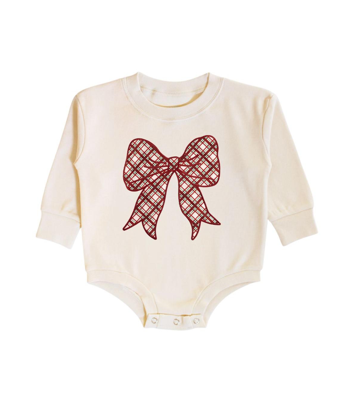 Click here for Sweet Wink Baby Girls Christmas Plaid Bow Patch Lo... prices