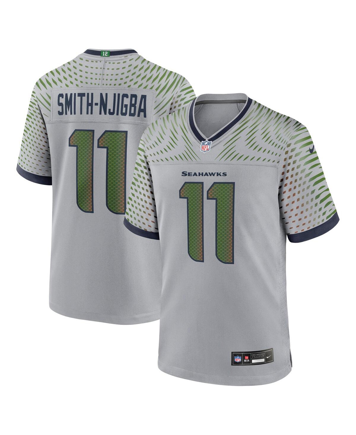 Click here for Nike Mens Jaxon Smith-Njigba Wolf Gray Seattle Sea... prices