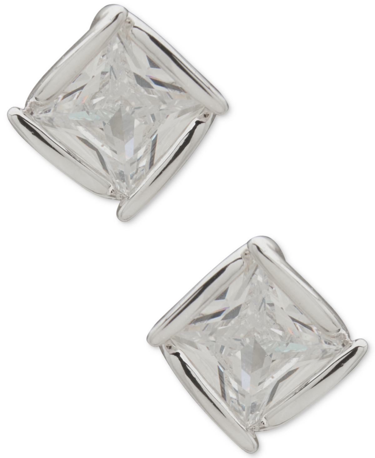 Click here for Anne Klein Cubic Zirconia Silver-Tone Drama Stud E... prices