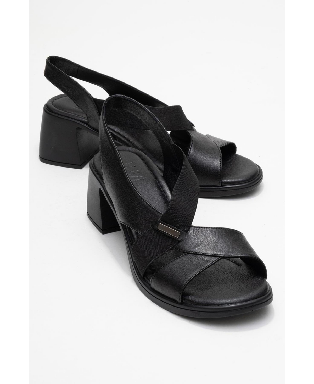 Click here for Forever & Always Shoes Crina Elasticated Leather C... prices