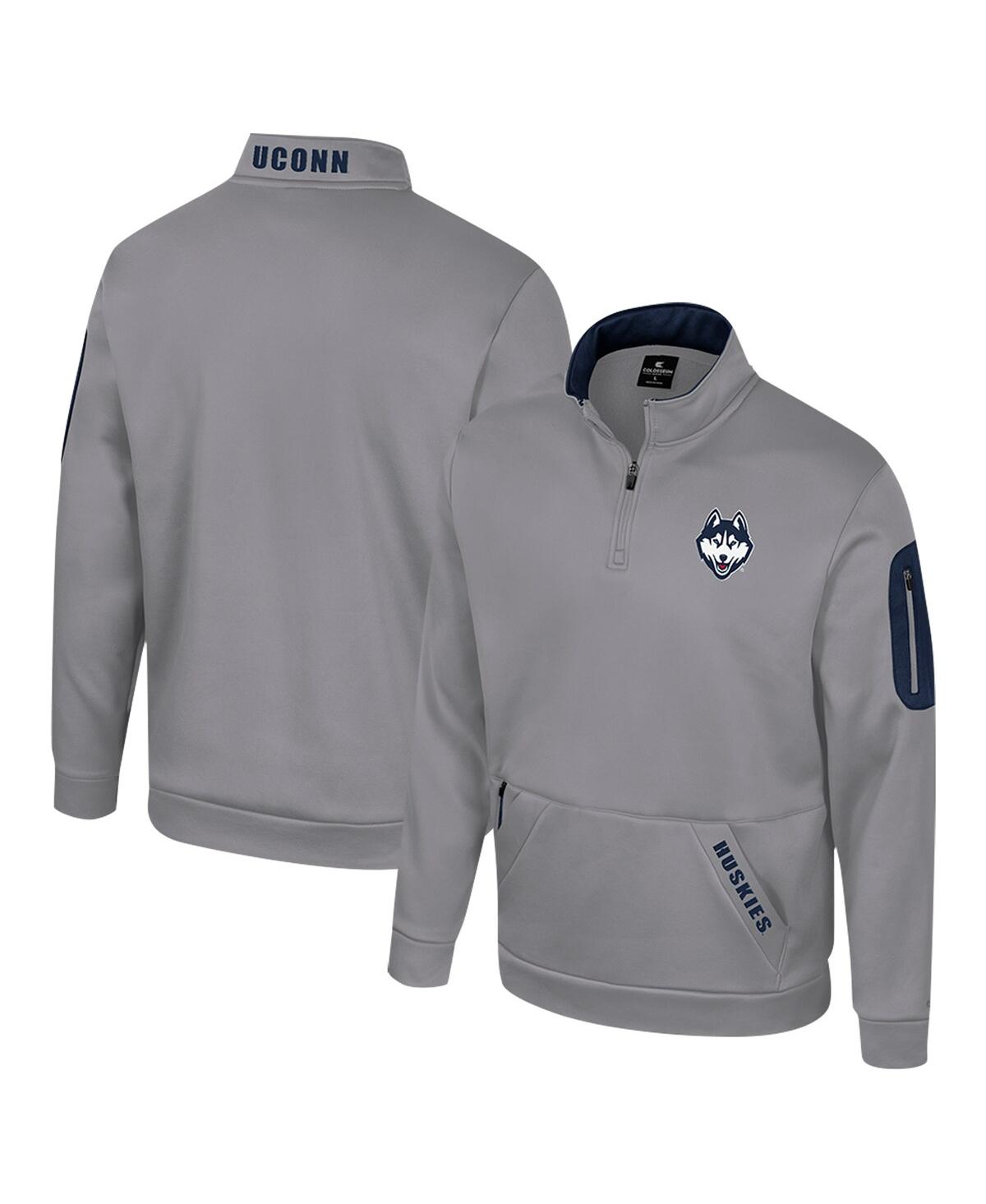 Click here for Colosseum Mens Gray UConn Huskies Mainframe Quarte... prices