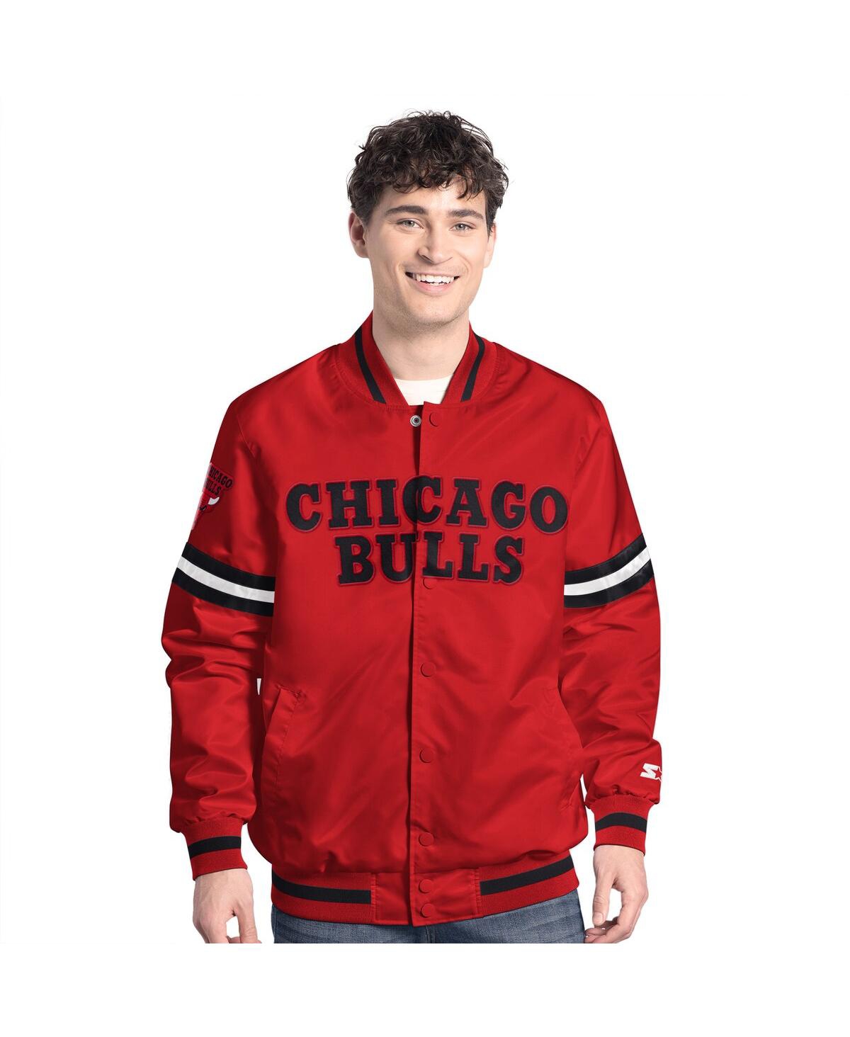 Click here for Starter Mens Red/Black Chicago Bulls Scout Full Sn... prices