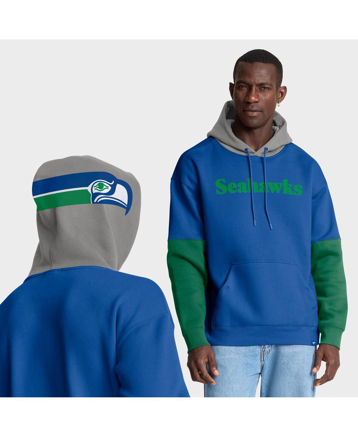 Click here for Fanatics Mens Royal Seattle Seahawks Helmet Retro... prices