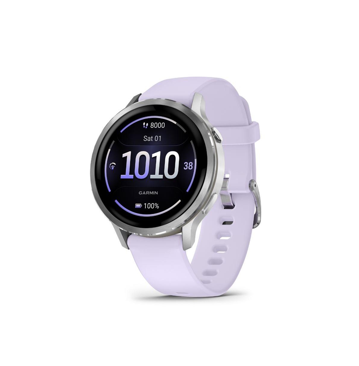 Click here for Garmin - Venu 4 Smartwatch 41mm - Periwinkle silic... prices