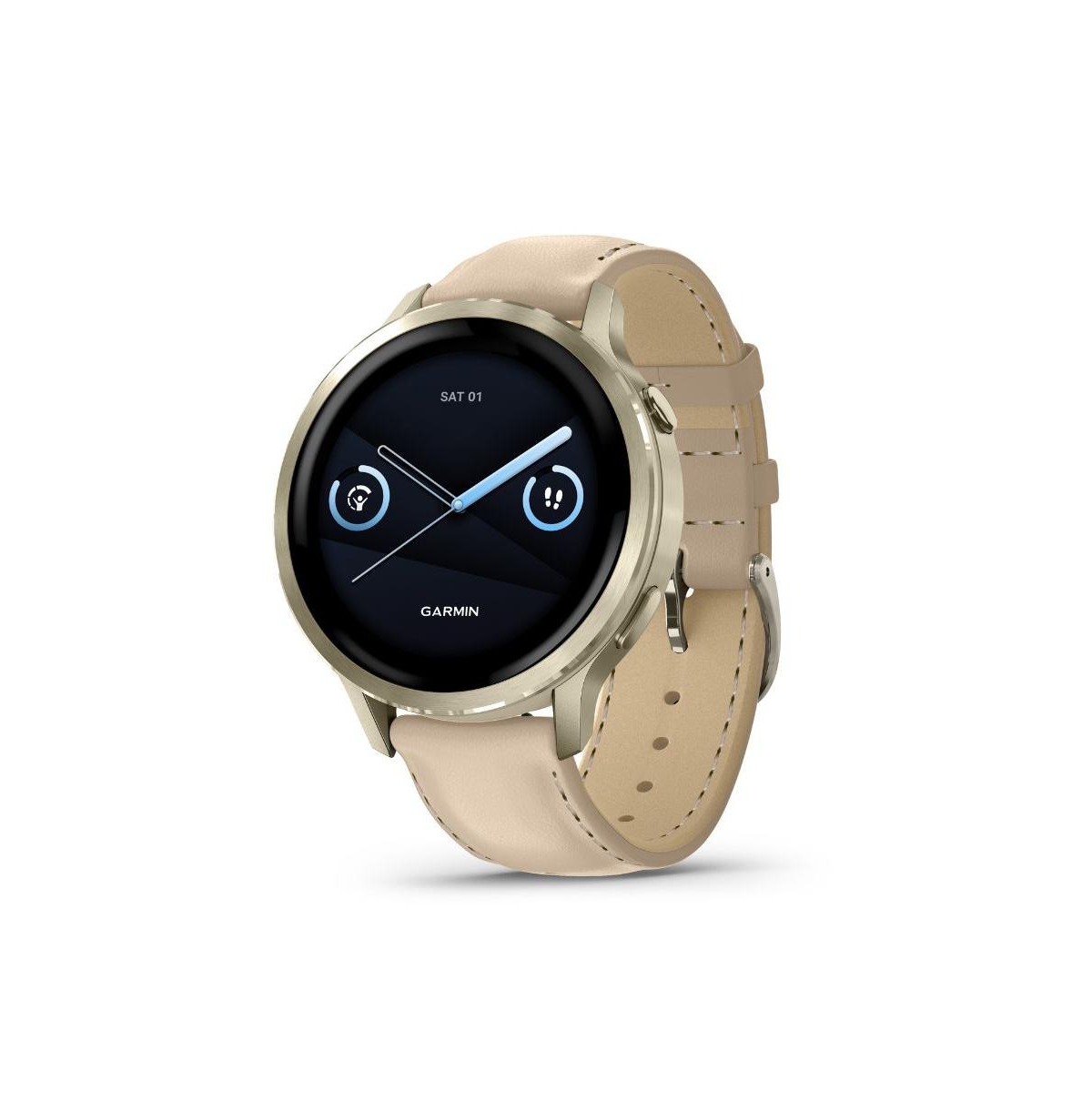 Click here for Garmin - Venu 4 Smartwatch 41mm - Light sand leath... prices