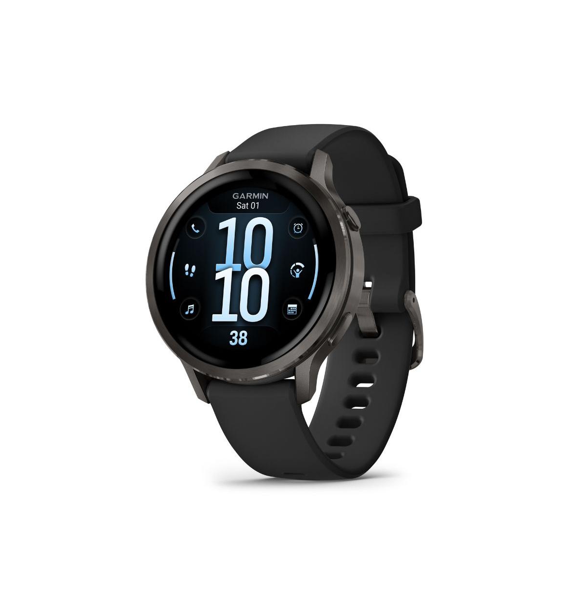 Click here for Garmin - Venu 4 Smartwatch 41mm - Black silicone b... prices