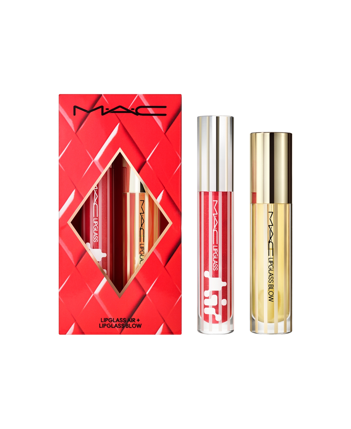 Click here for Mac 2-Pc. Blowing Air Kisses Glossy Lip Makeup Gif... prices