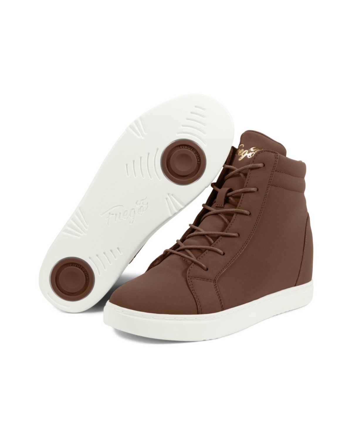 Click here for Womens Mocha Wedge Sneaker - Mocha prices