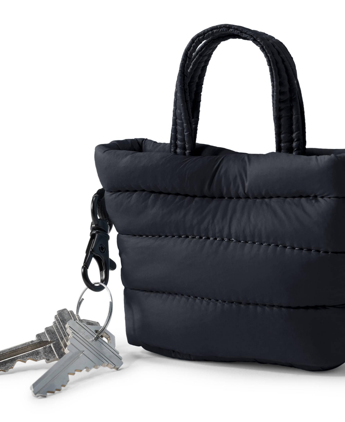 Click here for Lands End Mini Wanderweight Tote - Black prices