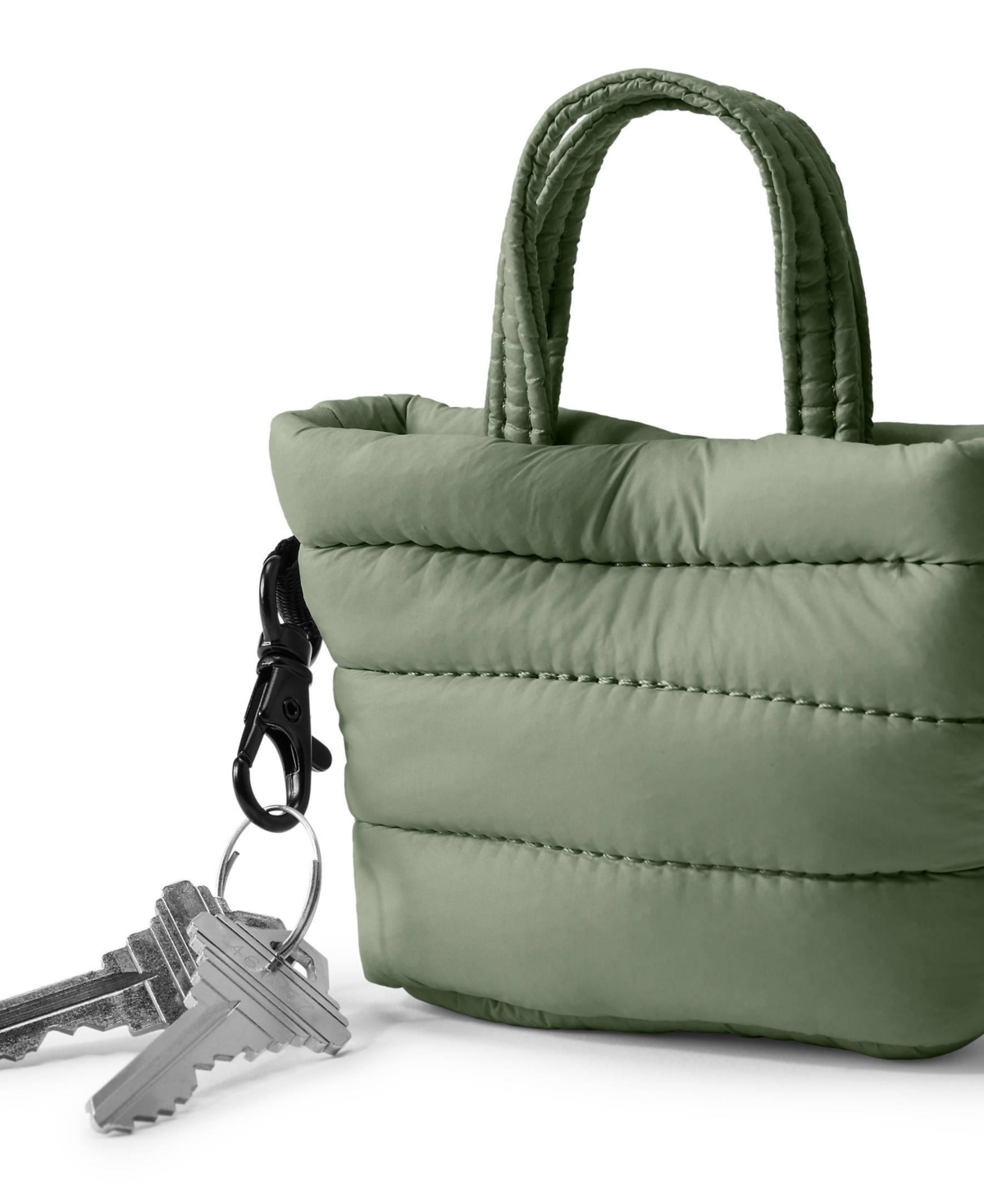 Click here for Lands End Mini Wanderweight Tote - Estate green prices